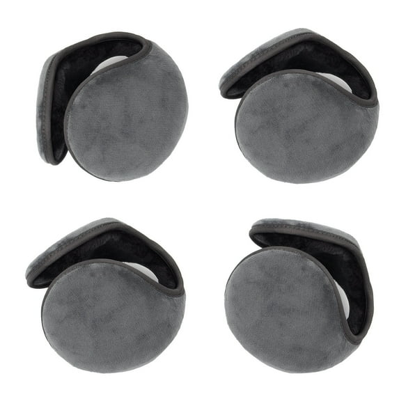 4PCS Foldable Earmuffs For Winter Warmth Cold Weather Warm Plush Ear ...
