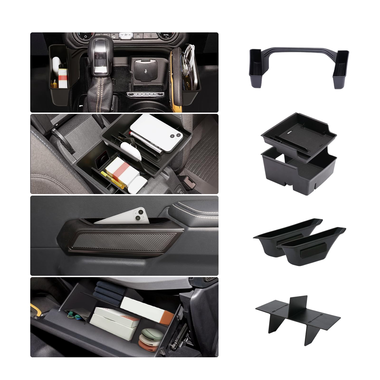 4PCS for Ford Bronco Accessories 2024 2021 2022 2023 2/4 Door Auto Car ...