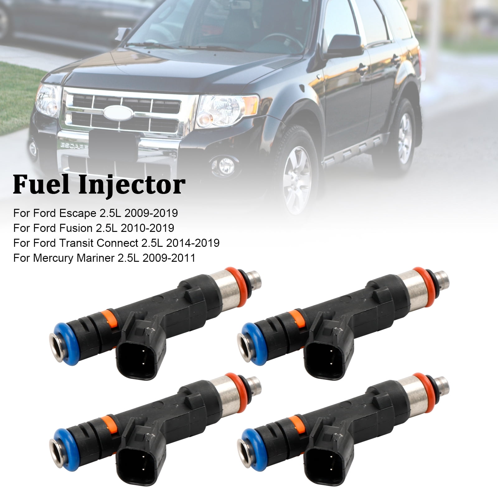 4PCS Fuel Injector 0280158162 Fit for Ford Escape Fusion Fit for ...