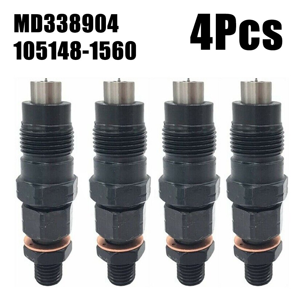 4PCS Fuel Injector MD338904D for Mitsubishi Engine 4D56 4D56T E65X for ...