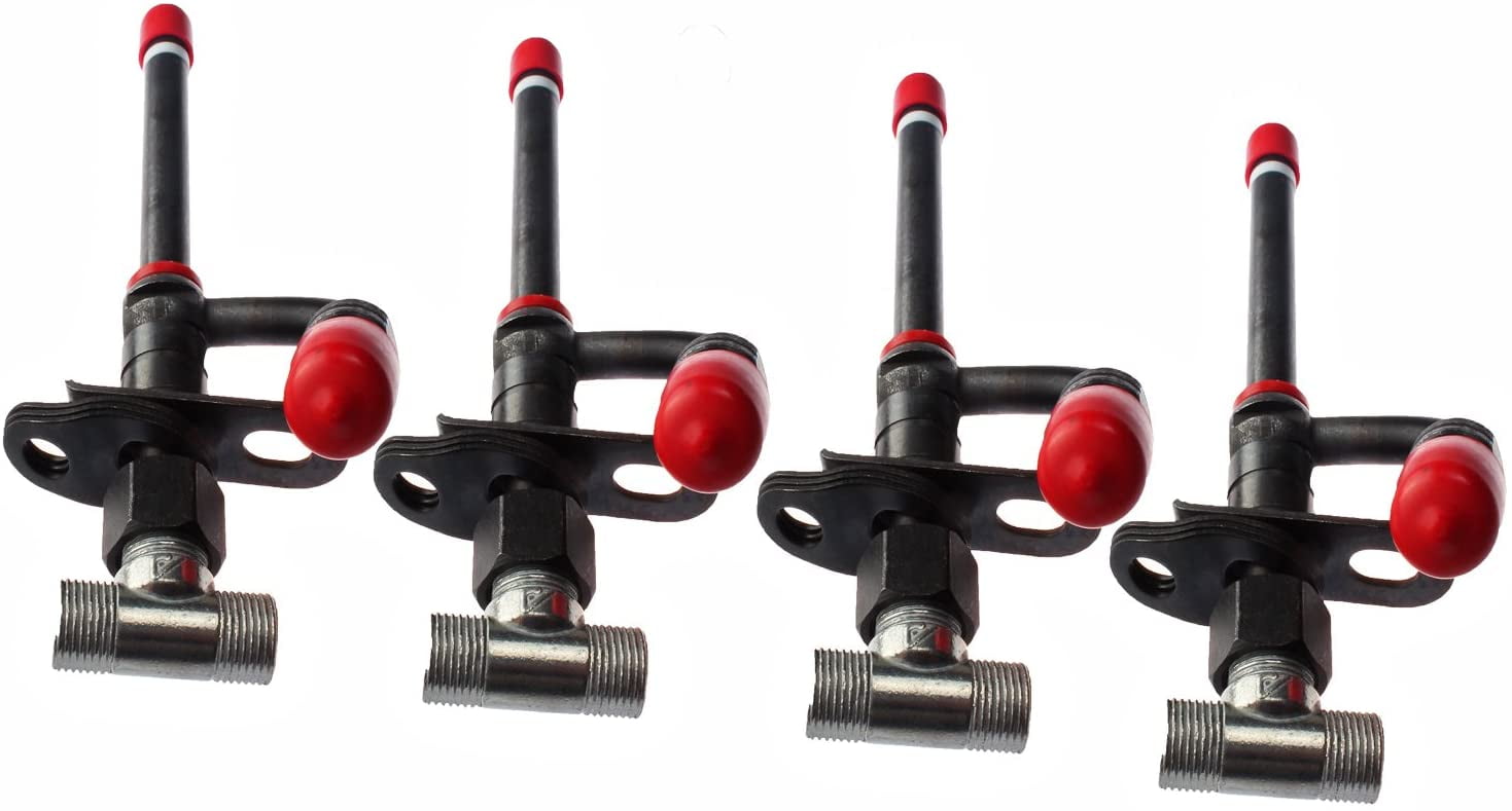 4PCS Fuel Injector RE38087 RE36939 for John Deere 6200 6300 6400 7200 ...