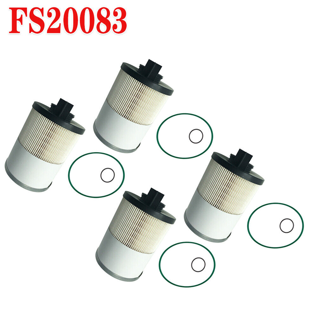 4PCS Fuel Water Separator Filter Fits for Cummins ISX DD13 DD15 DD16 ...