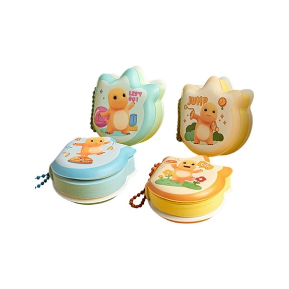 4PCS Fun Shape Sticky Notes Note Pad Presenting Vibranted Cartoon Art ...