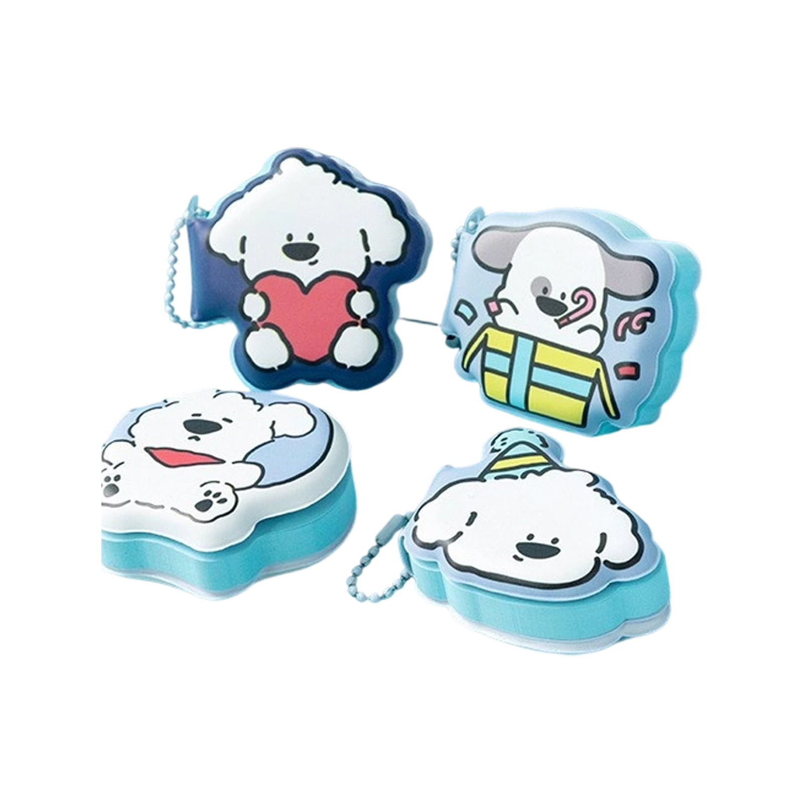 4PCS Fun Shape Sticky Notes Note Pad Presenting Vibranted Cartoon Art ...
