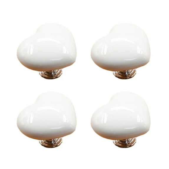 4PCS Fun and Stylish Toilet Button Toilet Press Button Heart Shaped ...