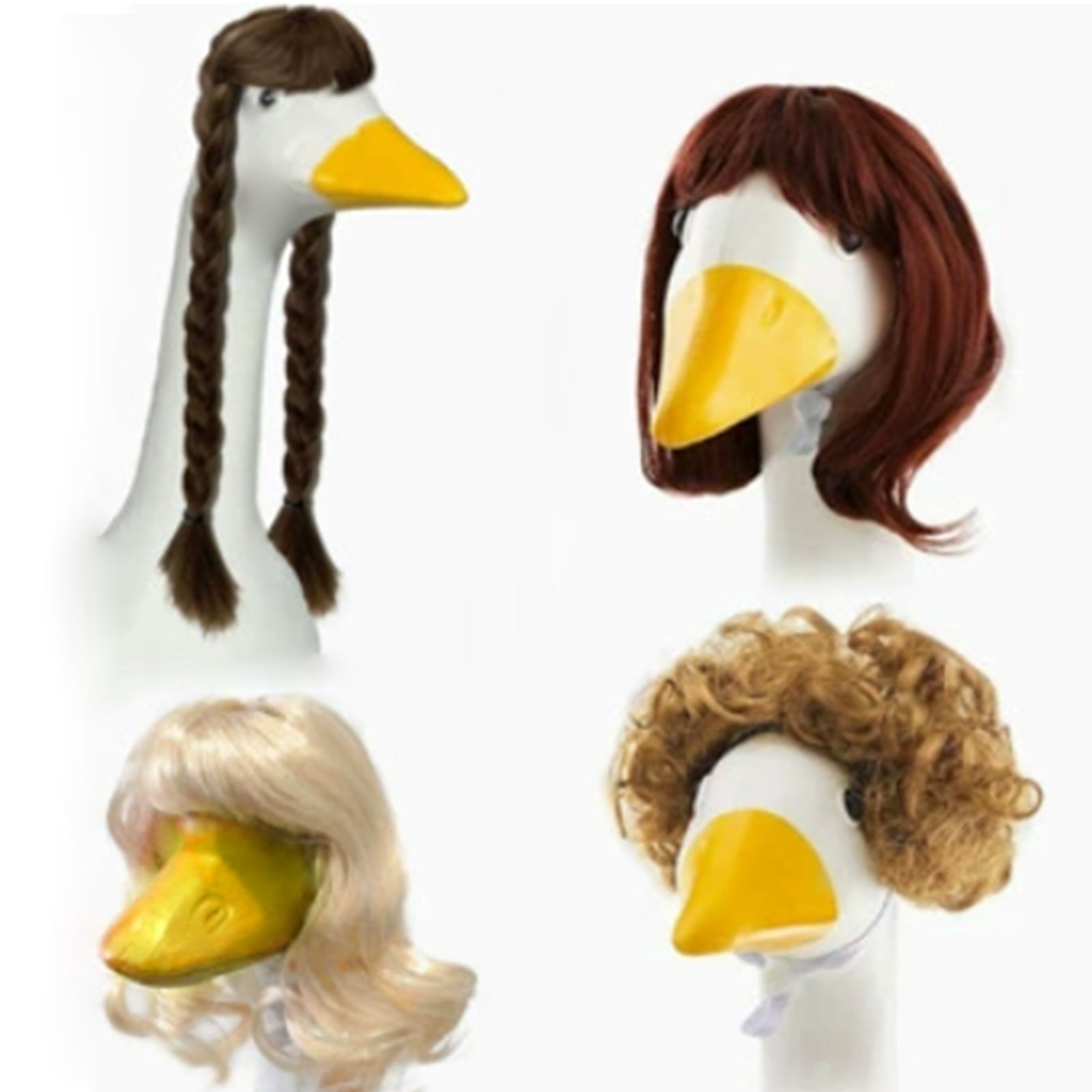 4PCS Funny Geese Costume Accessories For Pet Comfortable Soft Polyester ...
