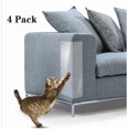 4PCS Furniture Scratch Guards,LNKOO Premium Flexible Vinyl Cat Couch ...