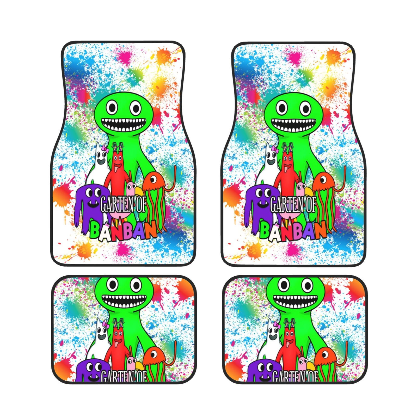 4PCS Garden of Banban Print Car Floor Mat Universal Fit Vehicle Anti ...