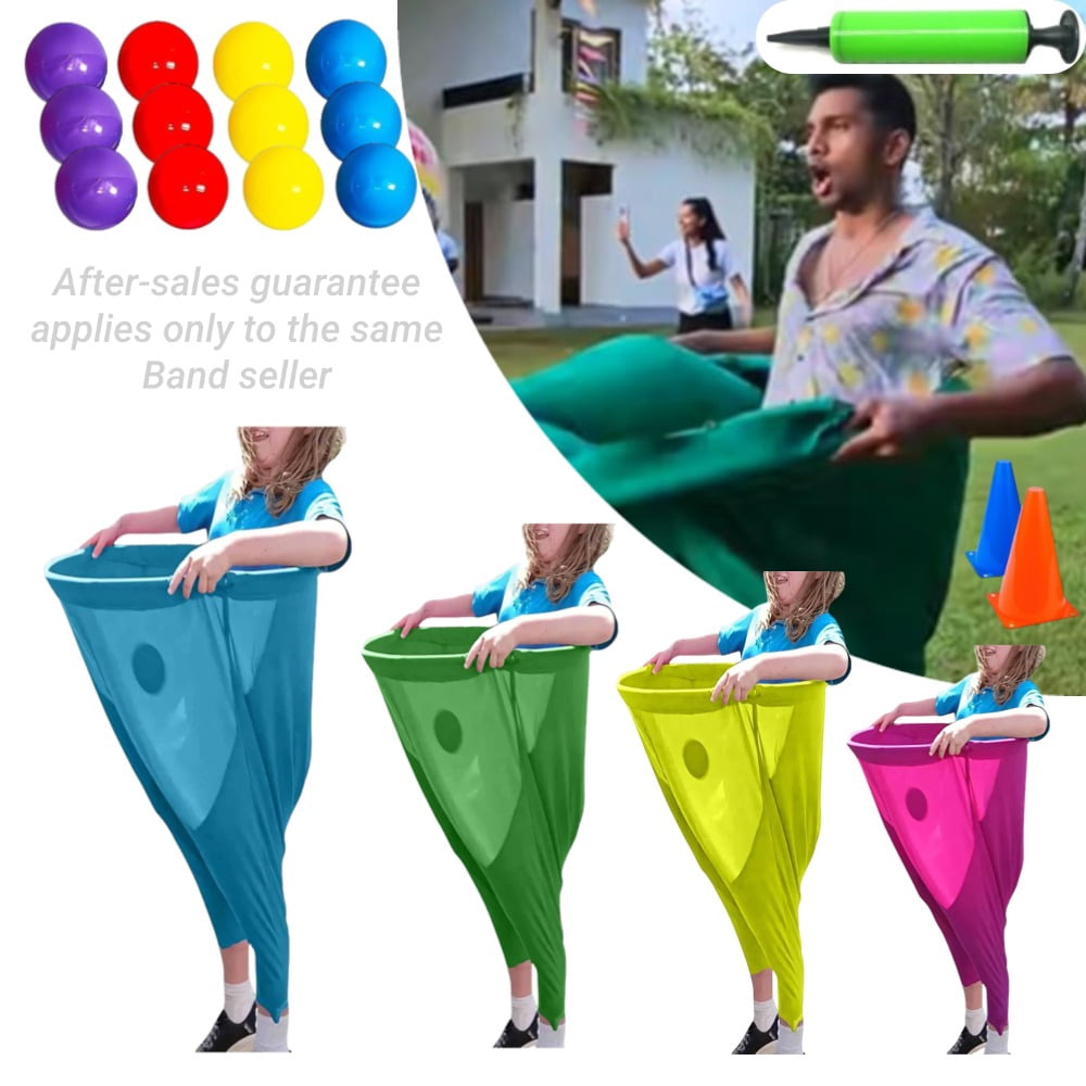 4PCS Granny Pants Yard Game,Granny Pants Outdoor Game with Bouncy Balls ...