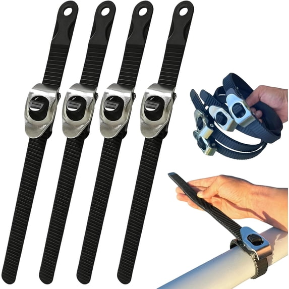 4PCS Grip Lock Strap - Heavy Duty Grip Lock Straps, Reusable Grip Lock ...