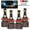 4PCS H11 Combo Kit For Chevy Chevrolet Impala 2006-2012 2013 LED High ...