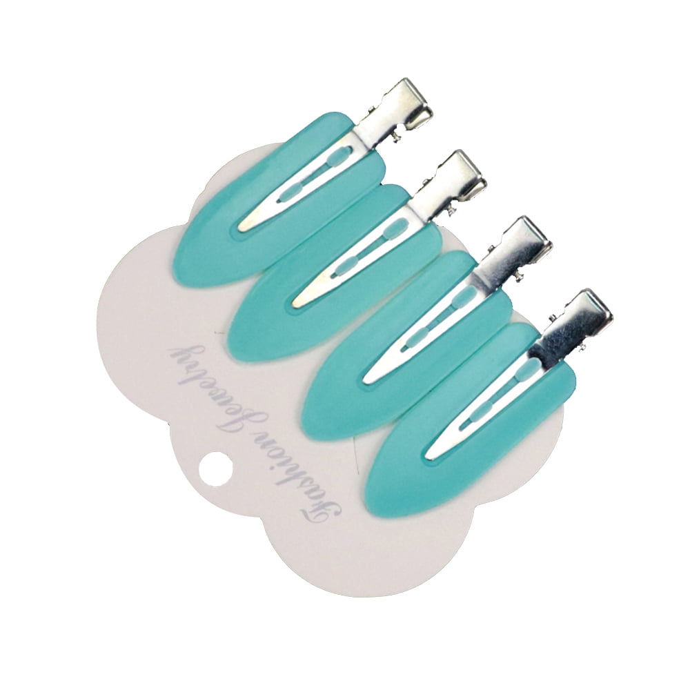4PCS Hair Clips No Crease Metal Hair Pins Clamps Snap Barrettes for ...
