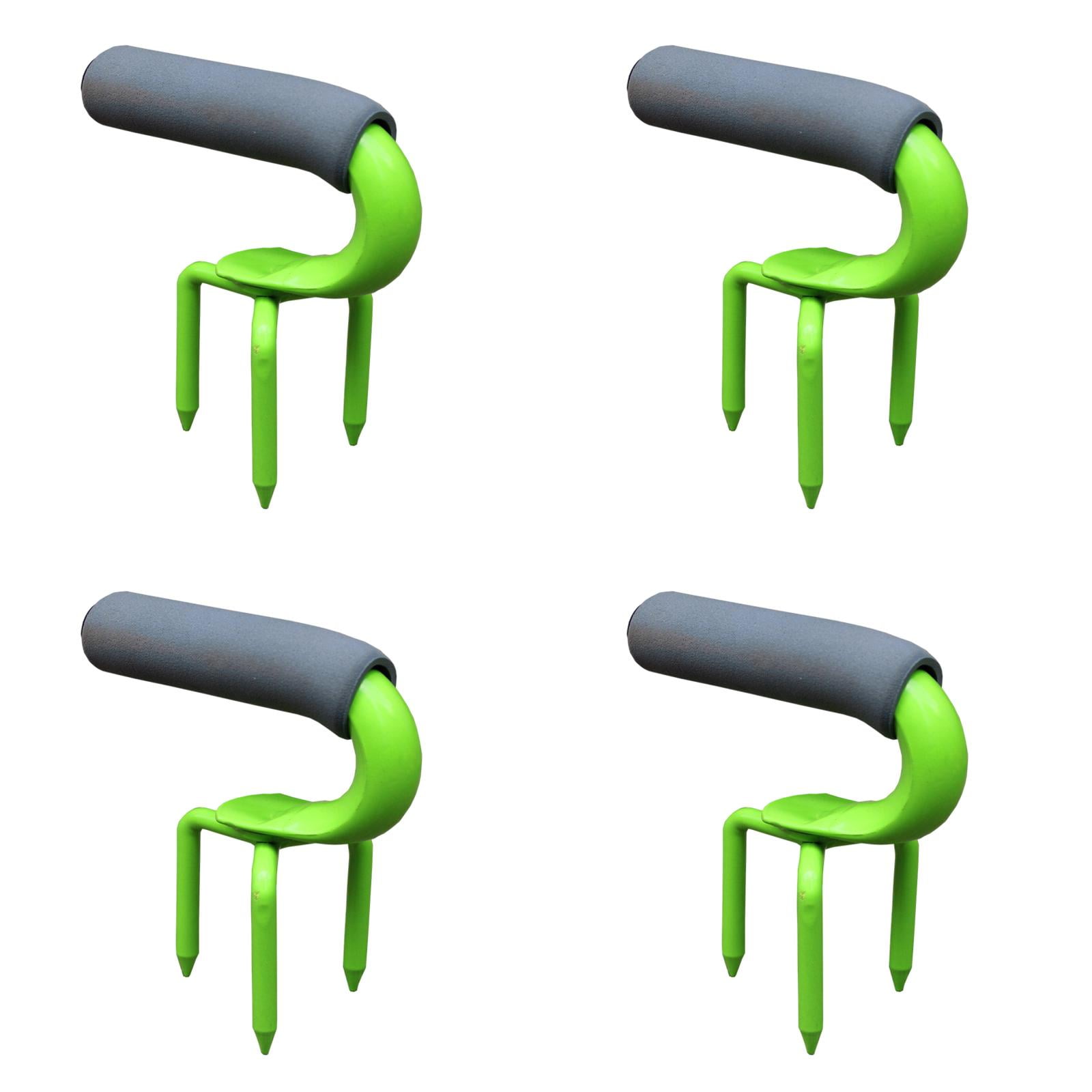 4PCS Hand Cultivator Garden Tool - 3-Prong Steel Soil Scarifier with ...