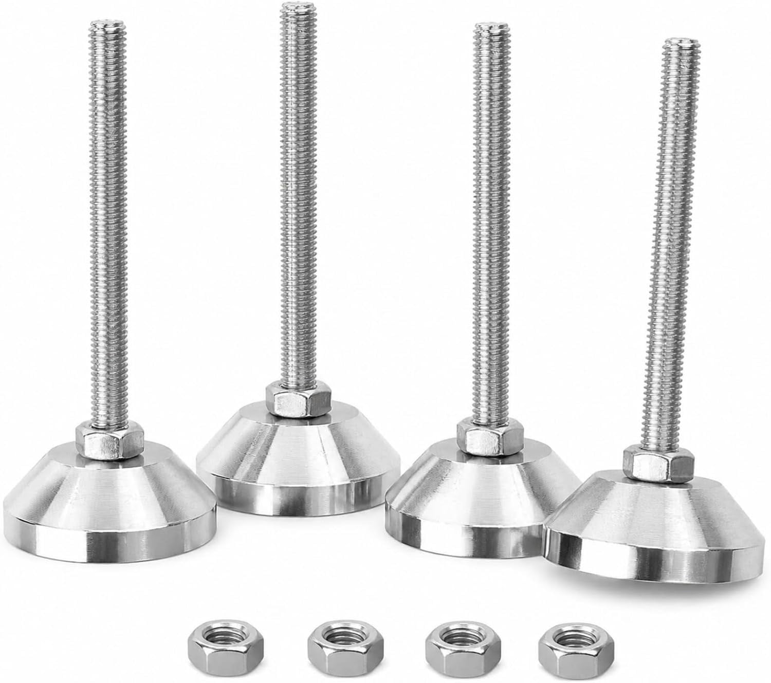 4PCS Heavy Duty Leveling Feet M10 Adjustable Furniture Leveling Screw ...