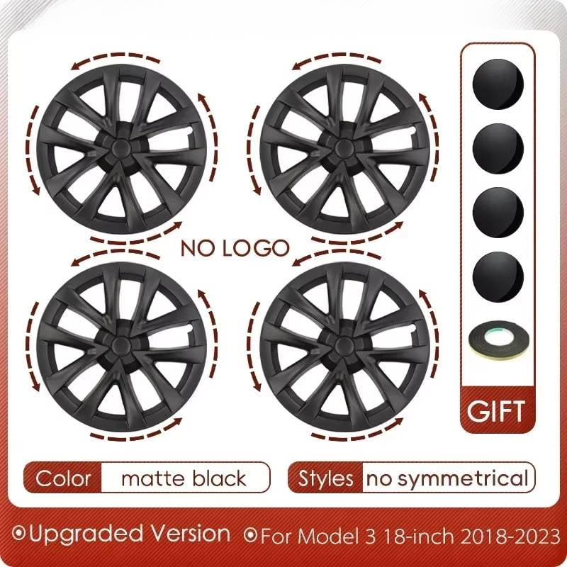 4PCS Hub Cap Performance Replacement Wheel Cap 18-Inch Automobile ...