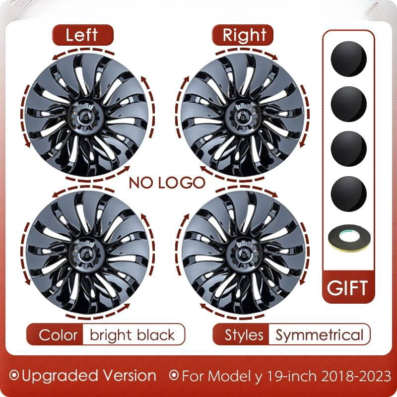 4PCS HubCap Performance Automobile Replacemen Hub cap Full Rim Cover ...