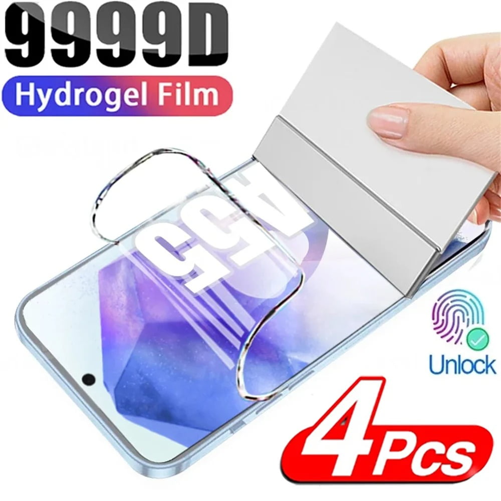 4PCS Hydrogel Film for Samsung A35 5G Screen Protector for Samsung ...