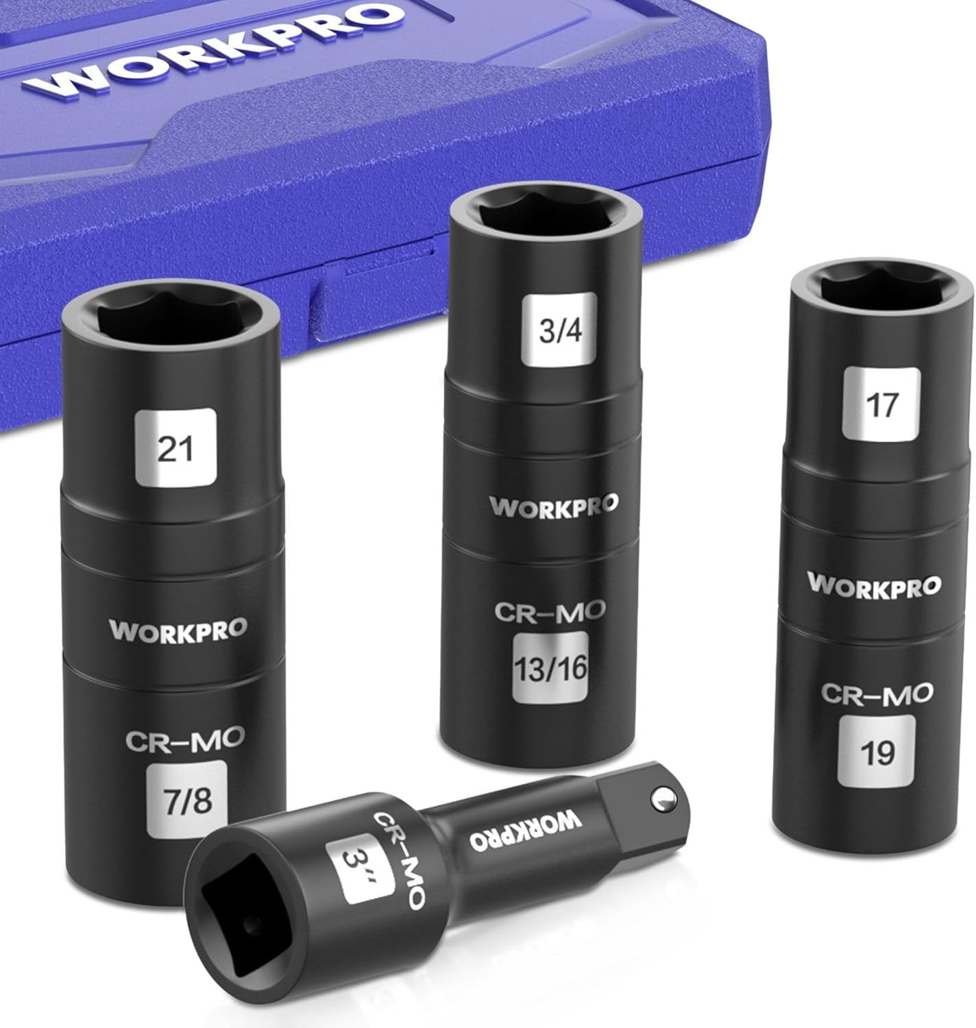 4PCS Impact Socket Set 1/2" Drive, Lug Nut Socket Set, Wheel Socket Set ...