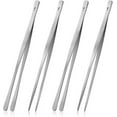 4PCS Kitchen Tongs Tweezers for Cooking, 12" Metal Kitchen Utensils ...