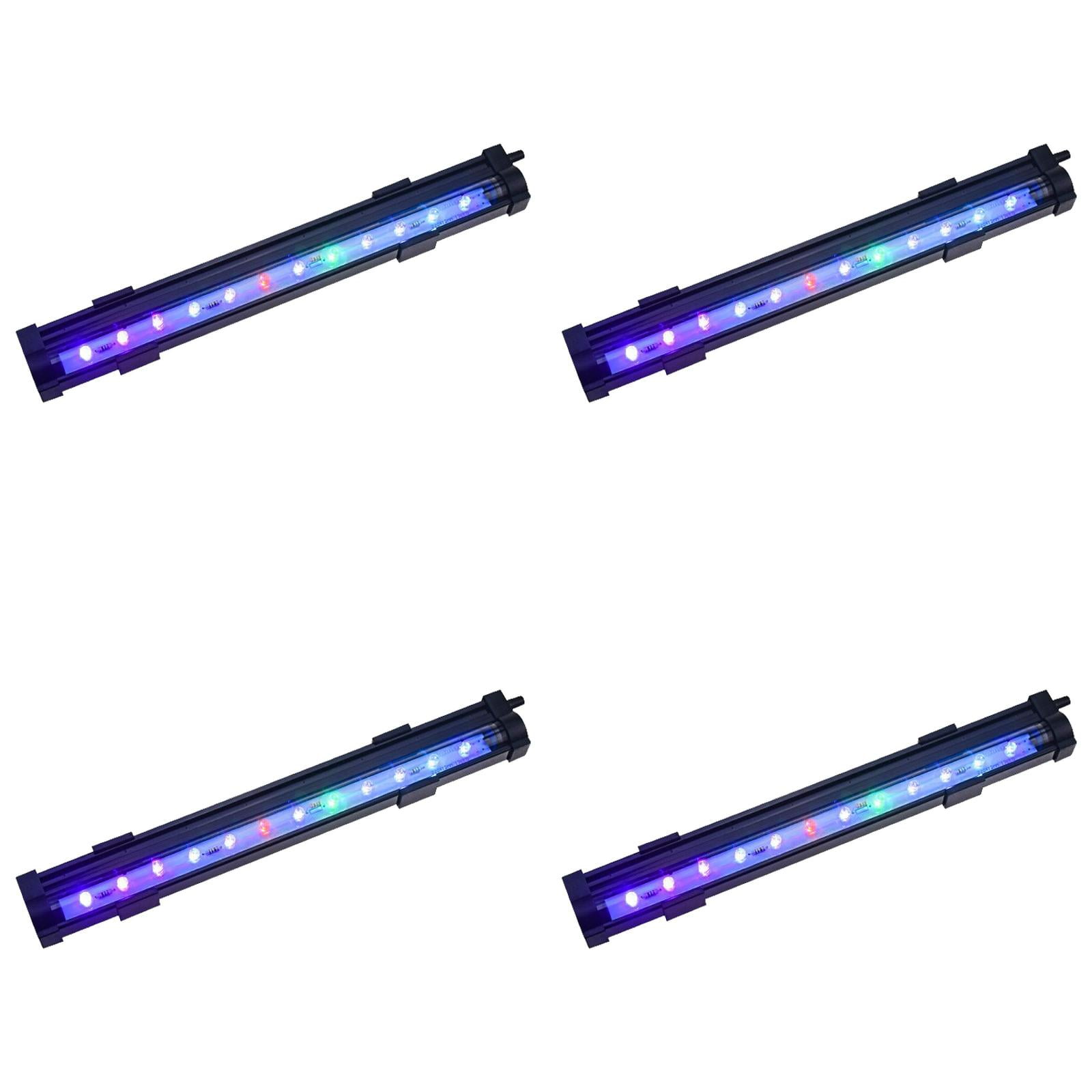4PCS LED Aquarium Bubbler Light - Color Changing Submersible Fish Tank ...