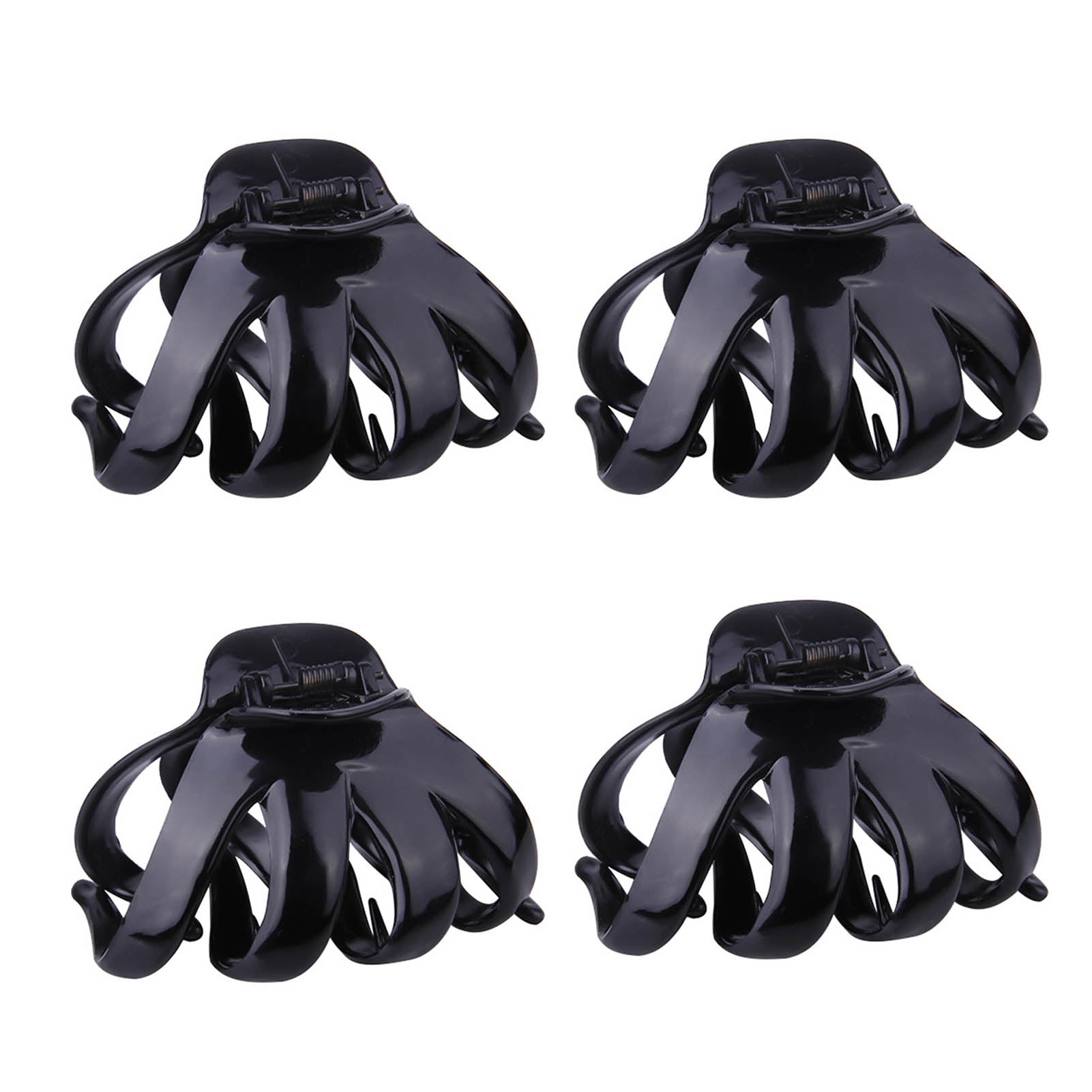 4PCS Large Grip Octopus Clip Spider Hair Claw Octopus Jaw Hair Claw ...