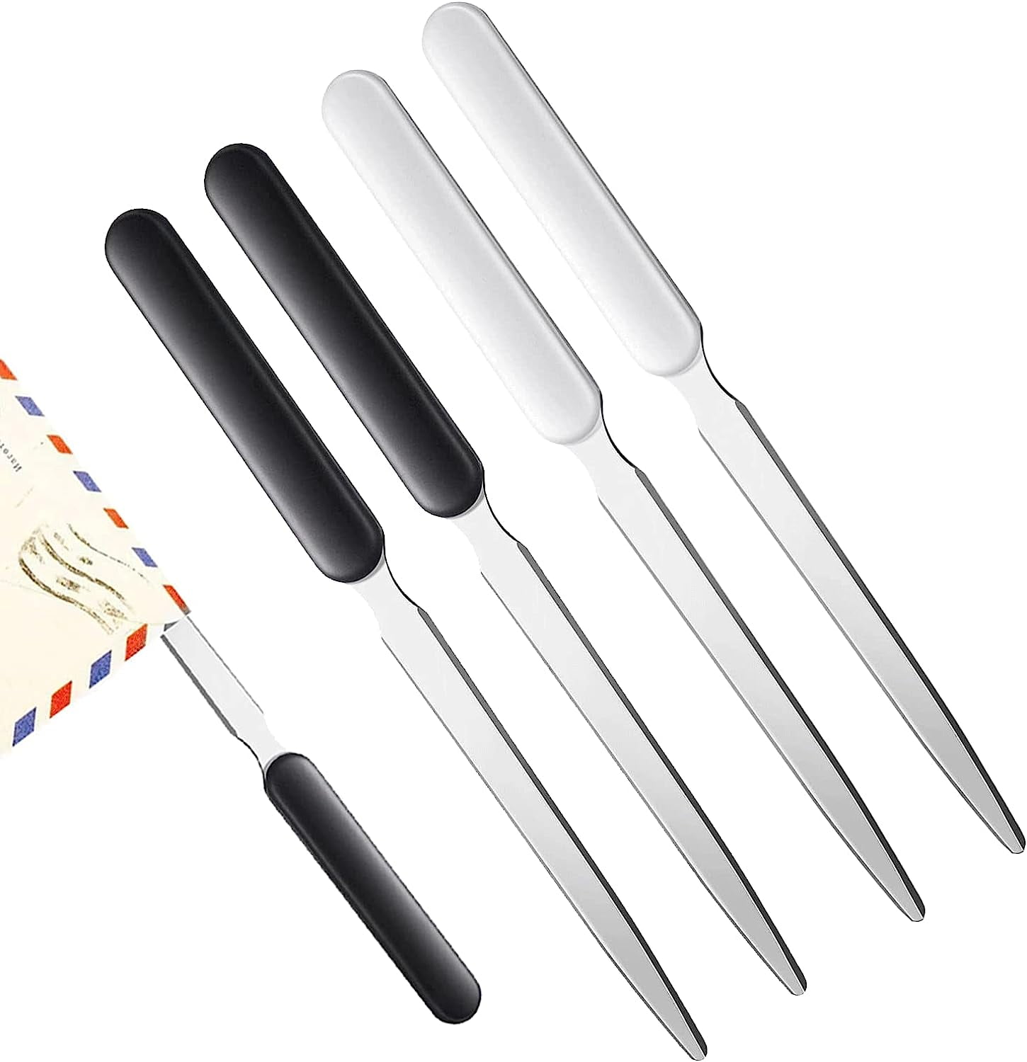 4PCS Letter Opener Envelope Slitter Stainless Steel Sword Letter ...