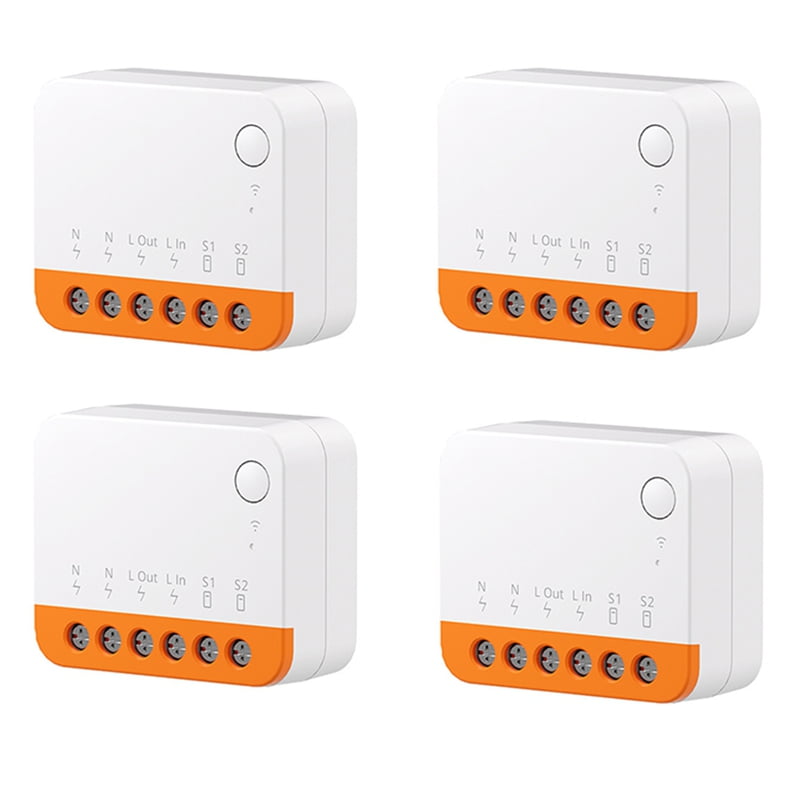 4PCS MINI Wifi Switch Mini Extreme Smart Home Module Two-Way Control ...
