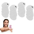 4PCS Magic Exfoliating Bath Sponge, 3D Textured Body Scrubber for Dead ...