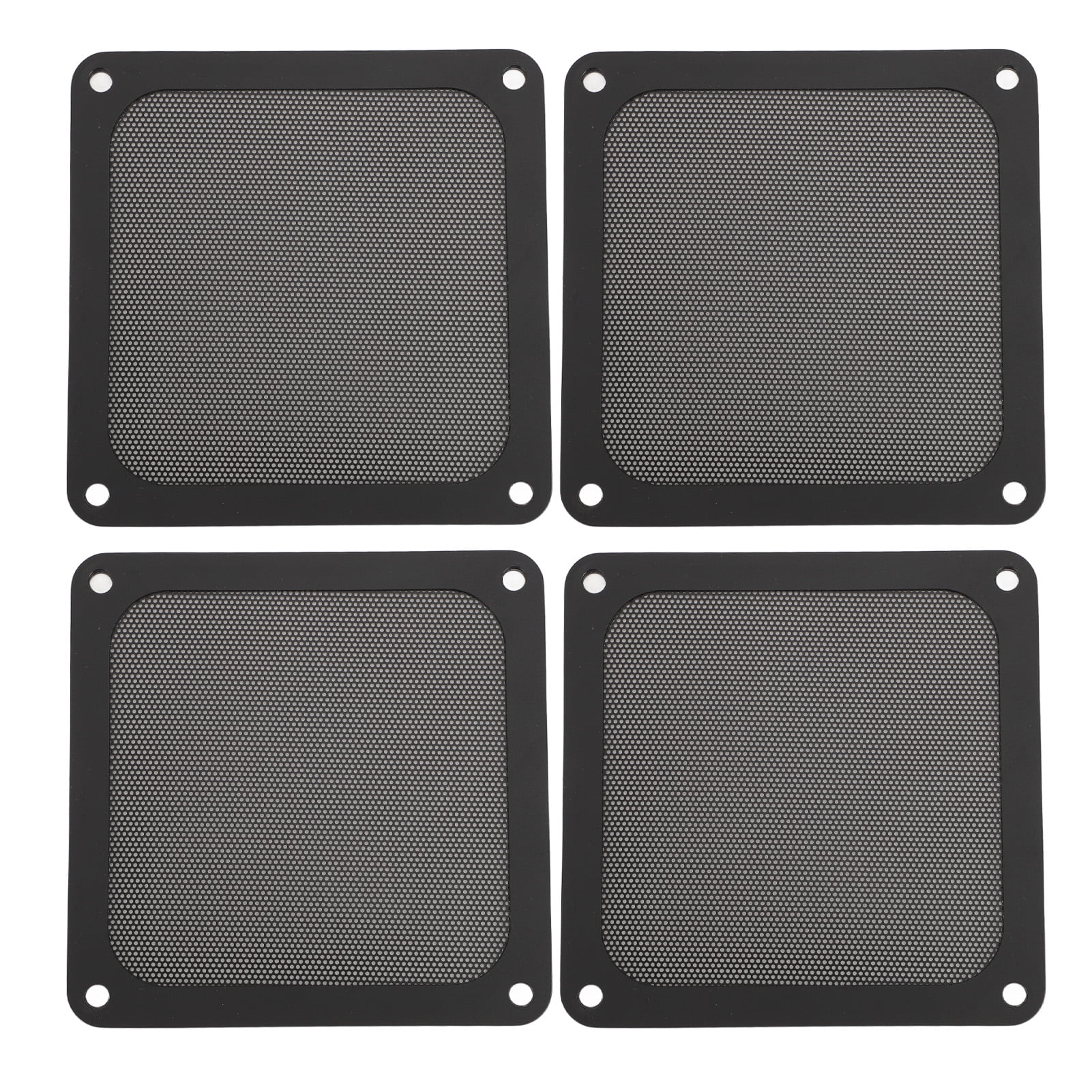 4PCS Magnetic PVC PC Fan Dust Filter 120mm White For Computer Case ...