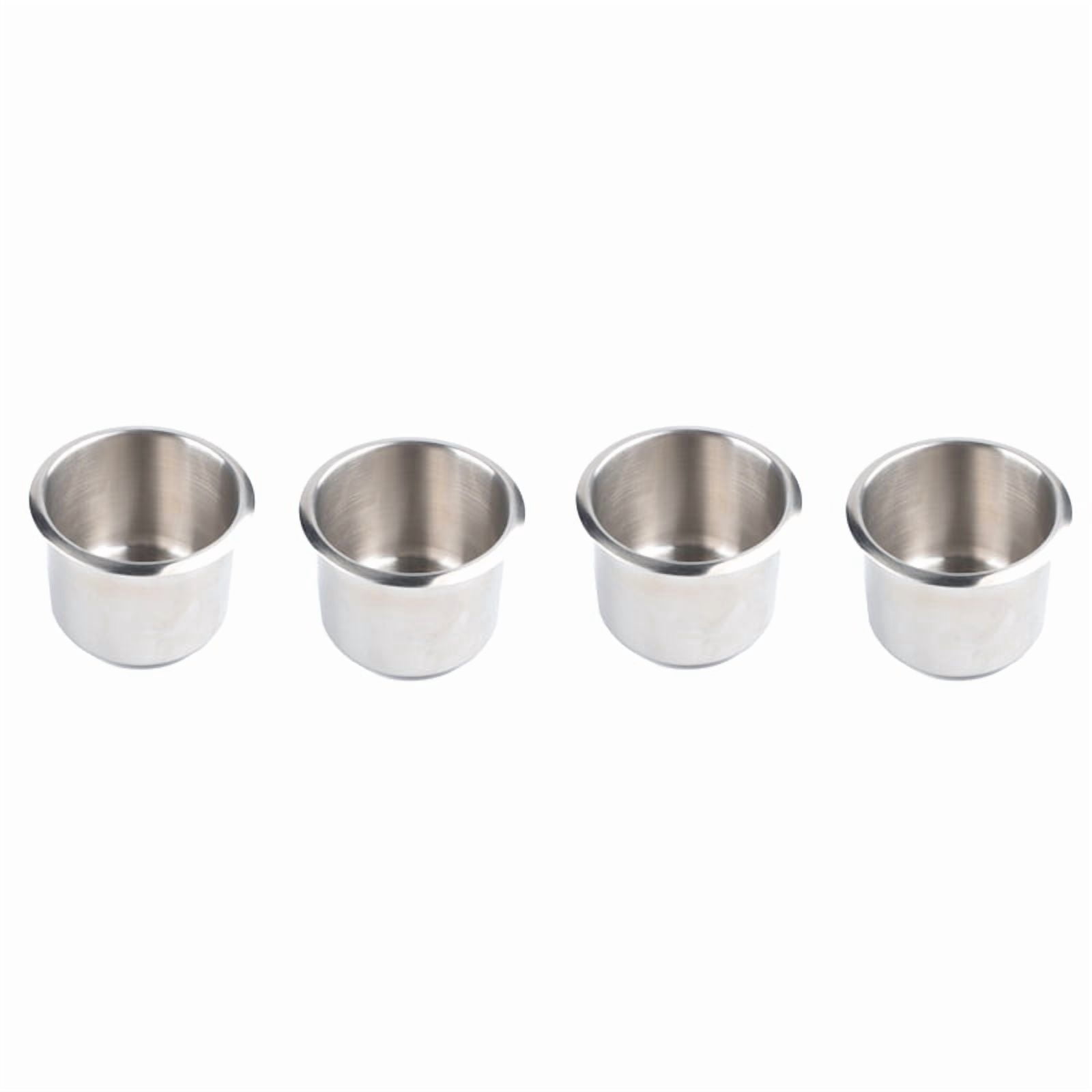 4PCS Marine Boat Yacht RV Recessed Cup Drink Can Holder Stainless Steel ...