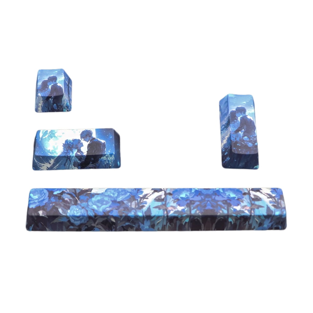 4PCS Mechanical Keyboards Keycaps OEM High Heat Sublimation Keycap 6 ...