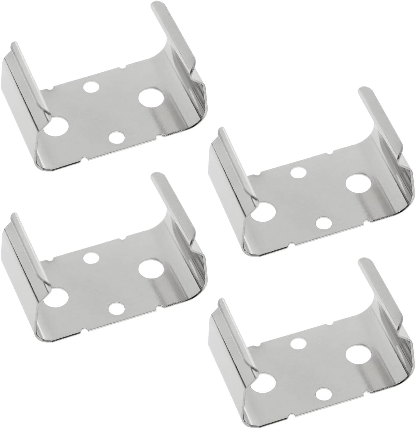 4PCS Metal 9-Volt Battery Support Clamp - AA Double Battery Holder ...