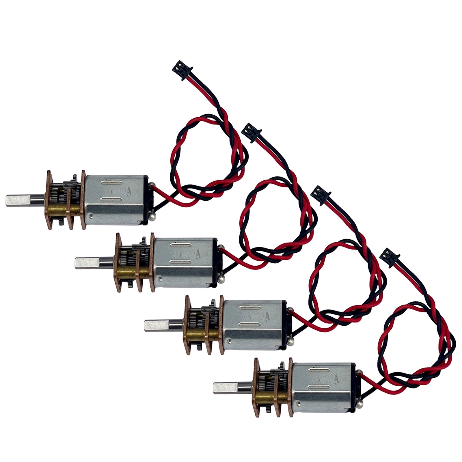 4PCS Metal Reduction Motor Double Voltages 3V-6V Gear Motor For Science ...