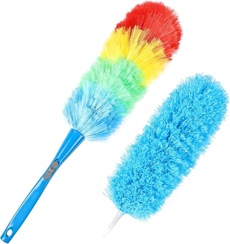 4PCS Microfiber Duster Kit, 3 in 1 Microfiber Dusters Retractable Gap ...