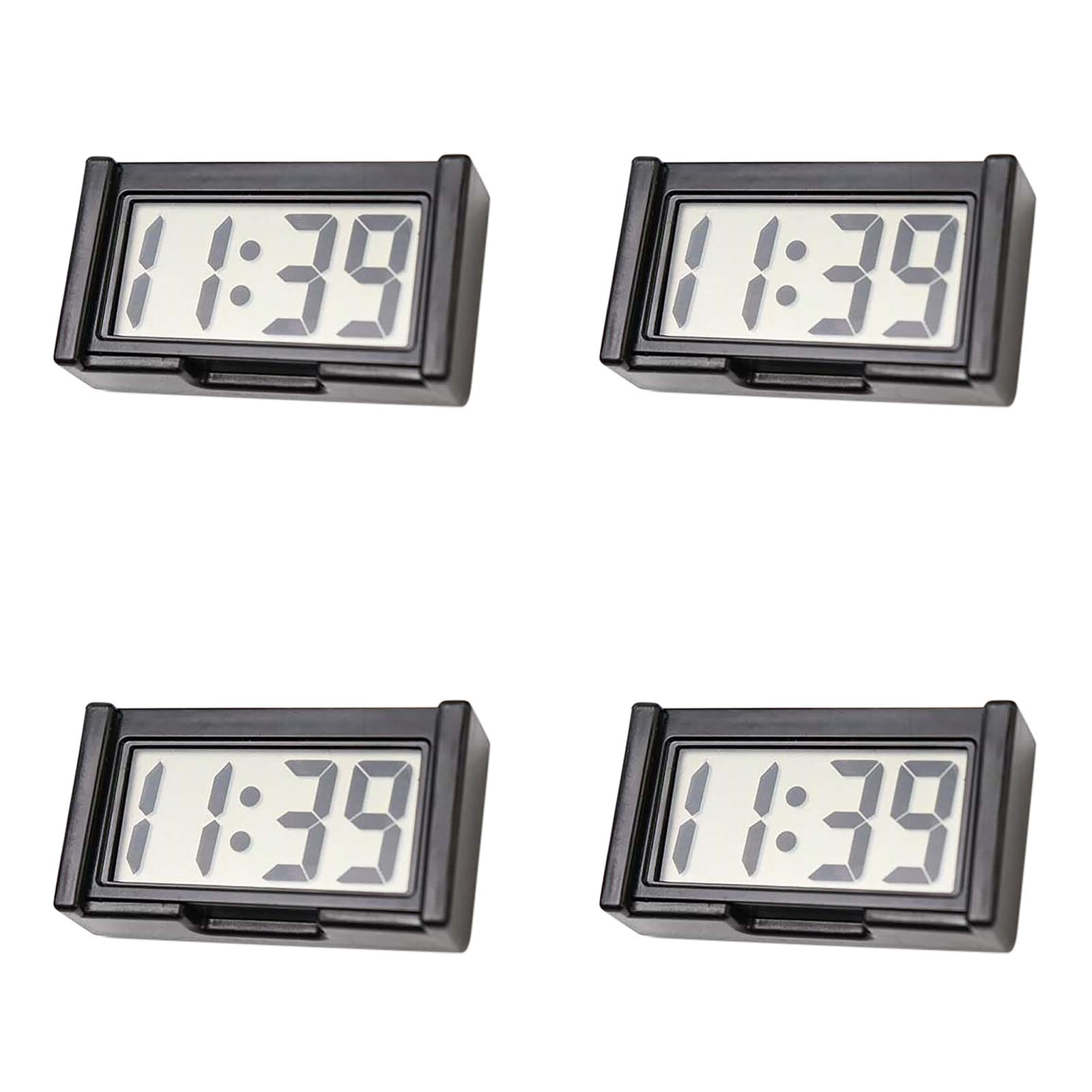 4PCS Mini Digital Clock Small Digital Clock, Battery Operated Small ...