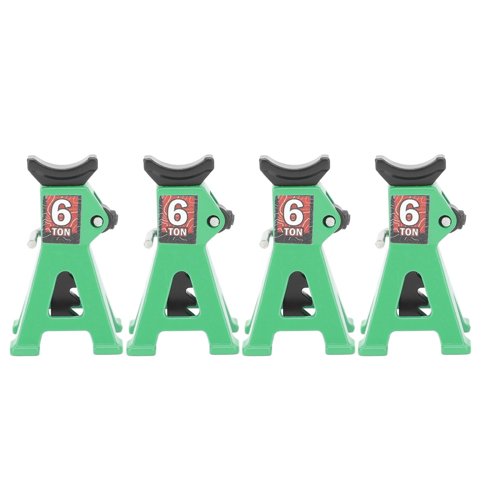 4PCS Mini Jack Stand Adjustable Aluminum Alloy Scale Jack Stand Set 1/ ...