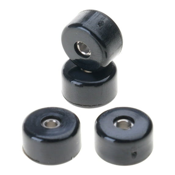 4PCS Miniature Finger Model Skateboard Parts Bearing Deck Wheels Metal ...
