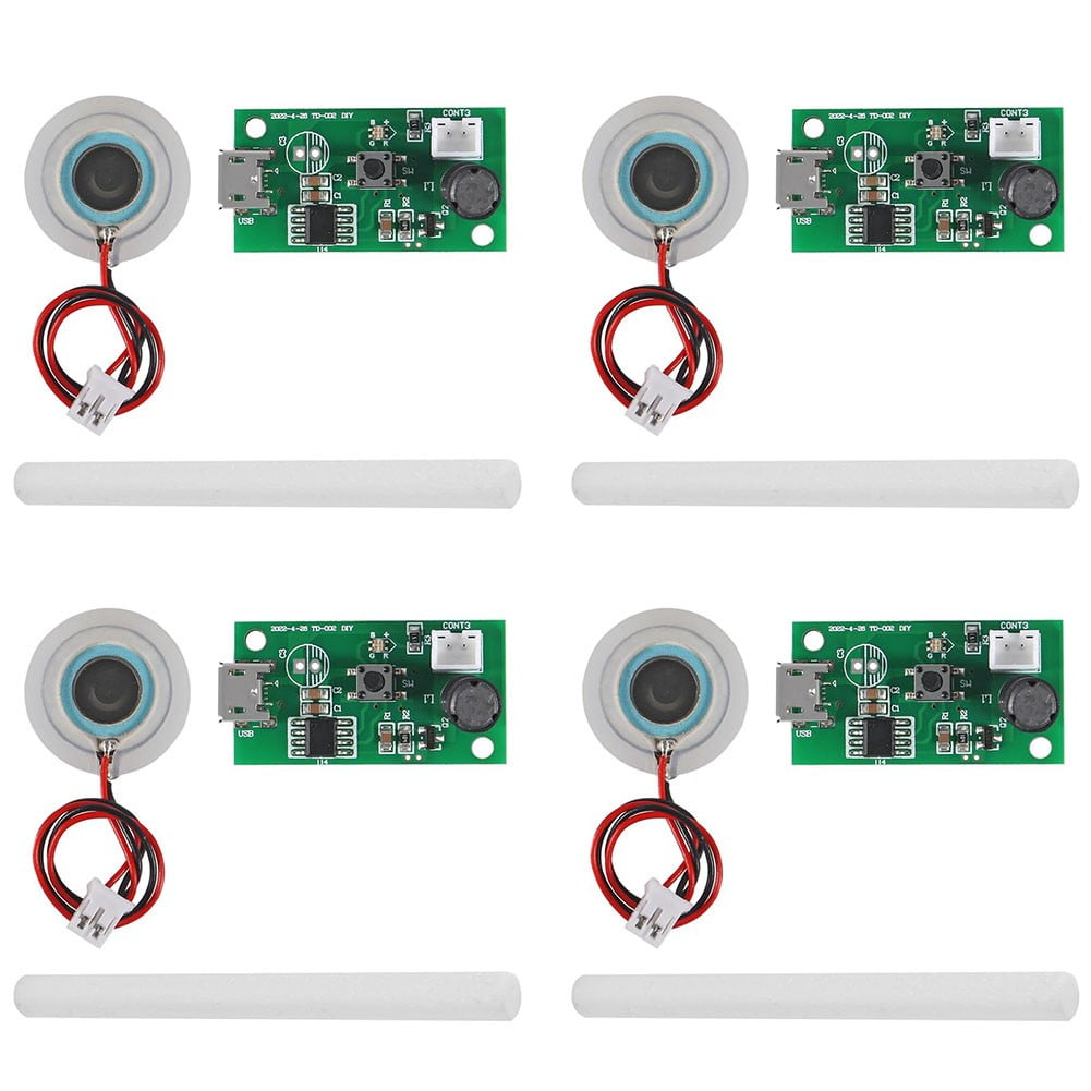 4PCS Mist Maker Fogger Atomizer Kit USB Humidifier for Bedroom,Desktop ...