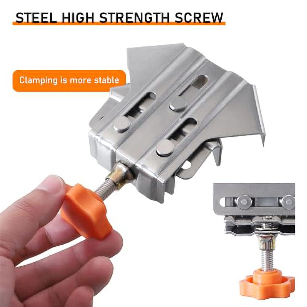 4PCS Multipurpose Stainless Steel 90 Degree Corner Clamp, Woodworking ...