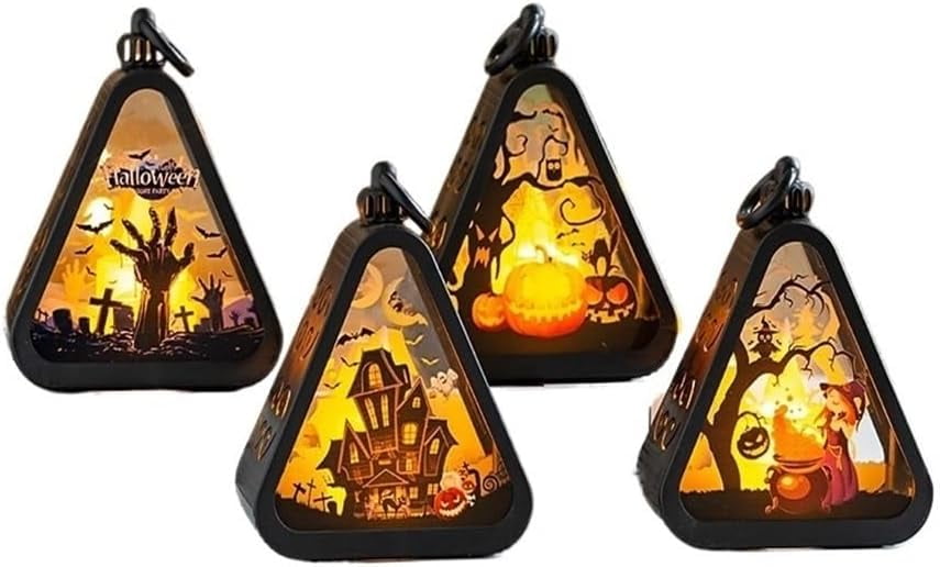 4PCS Outdoor Halloween Lights, Halloween Decorations, Hand-held ...