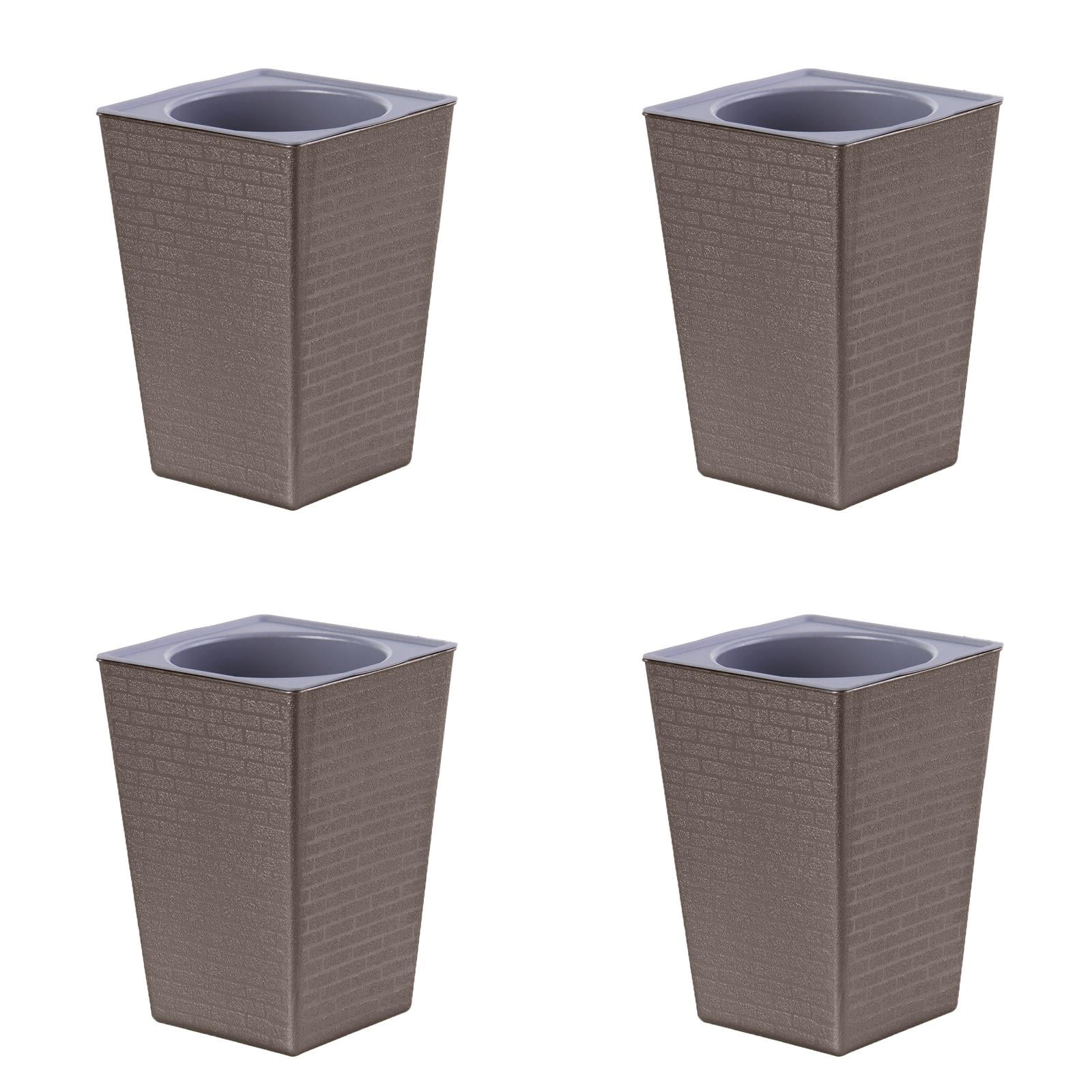 4PCS Outdoor Indoor Planter Pots - 17.2 Inch Tall Flower Pot with ...
