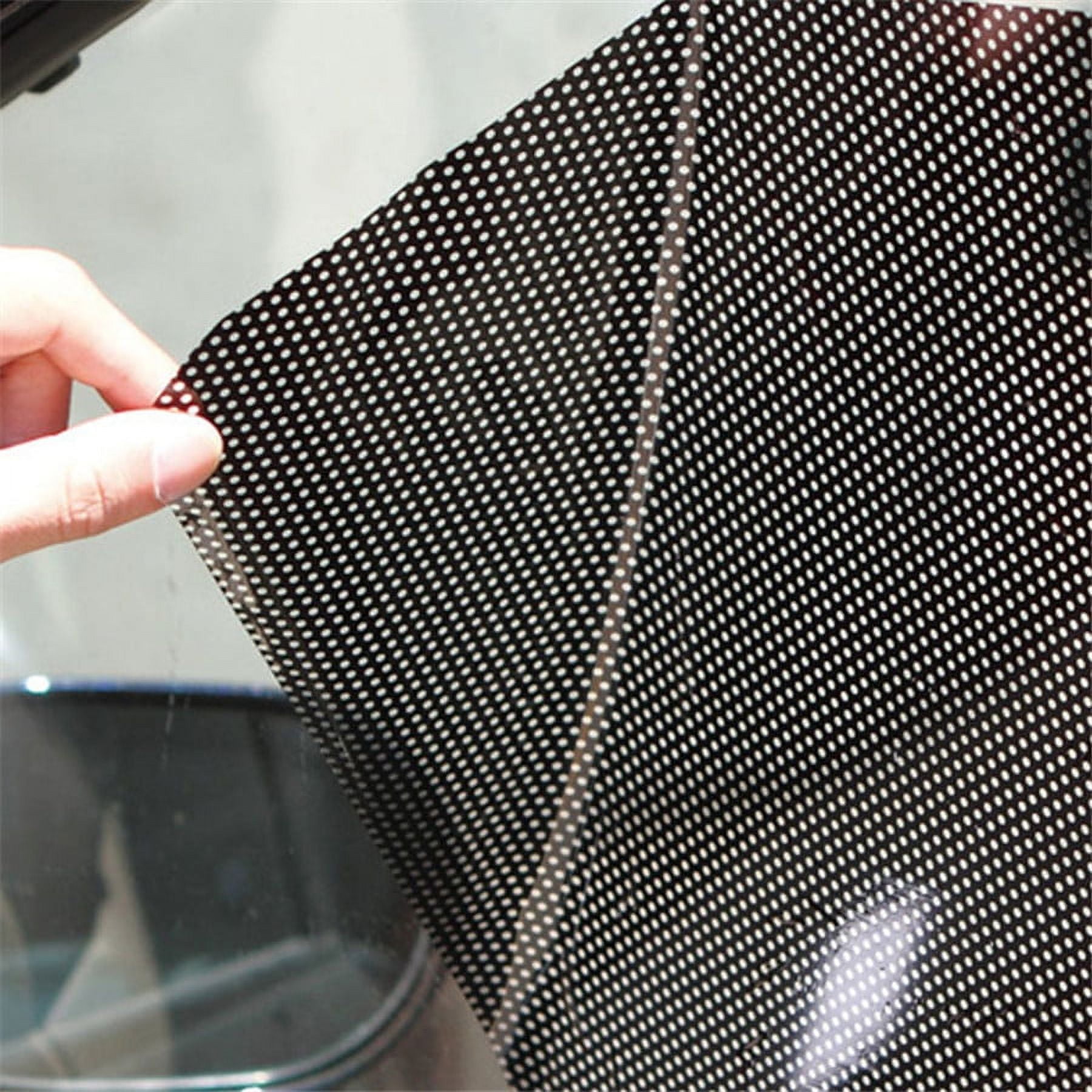 4PCS PVC Reusable Car Window Sun Shade Cover 25" x 17" Stops Sun Damage ...