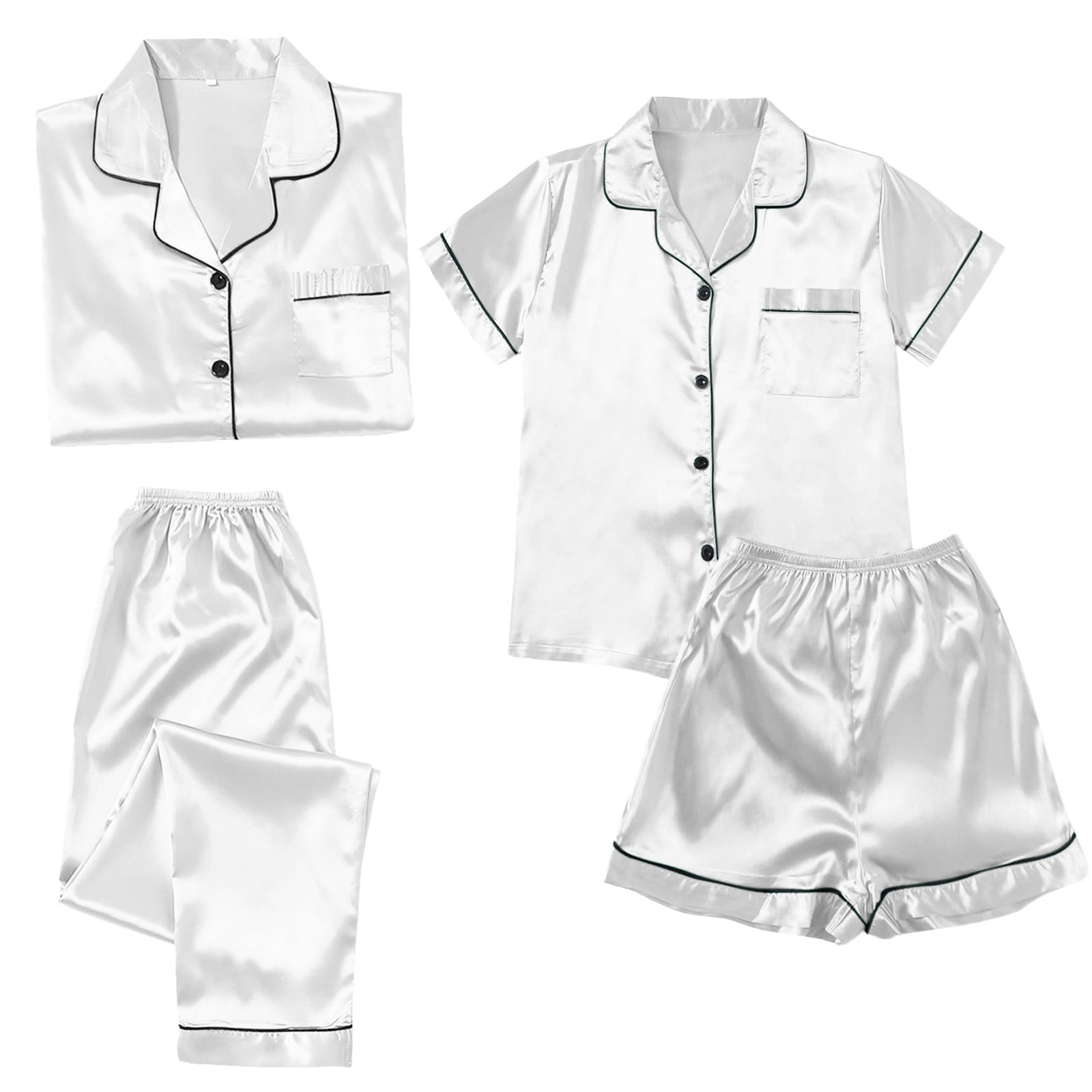 4pcs Pajamas For Women Set Womens Pajamas Plus Size Pajamas For Women Casual Pajamas Womens