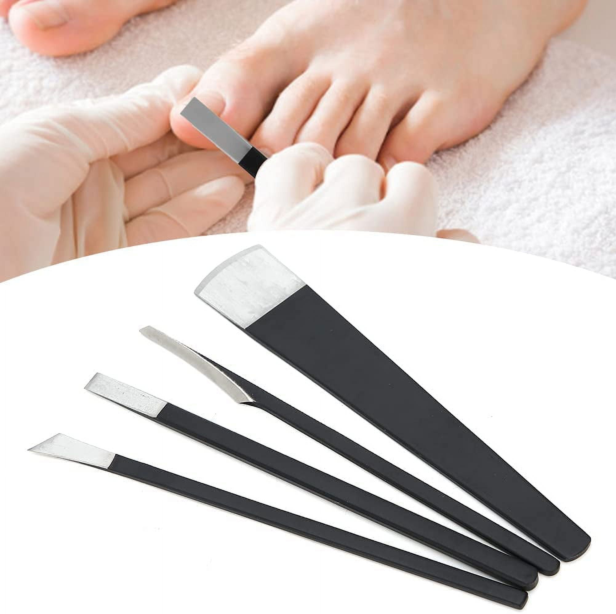 Pedicure Shavers Set, 4PCS Pedicure Knives Foot Scraper Foot File ...