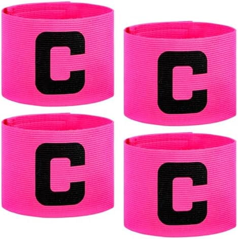 4PCS Pink Nylon Elastic Protective Arm Badge, Captain Arm Bands for ...