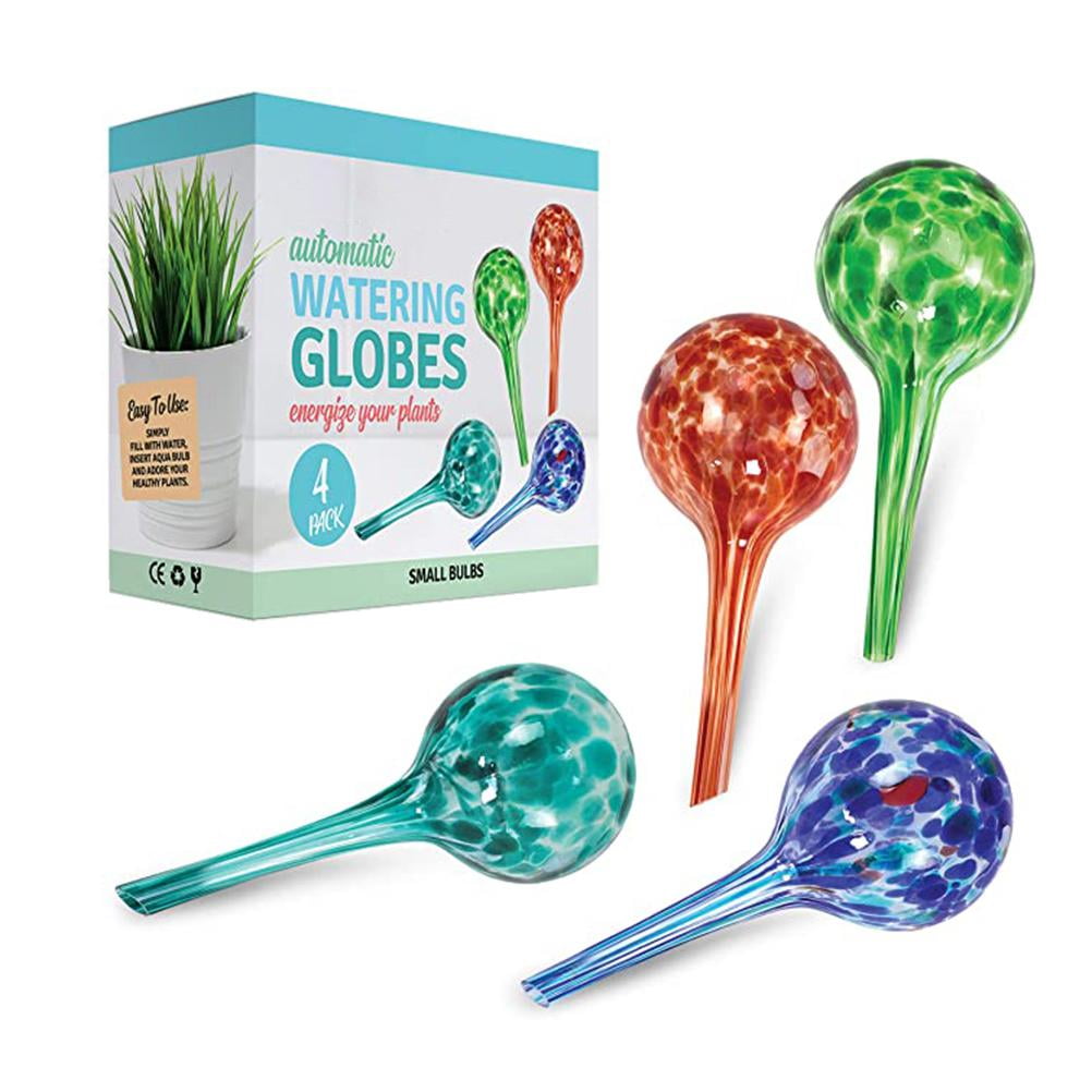 4PCS Plant Watering Globe Garden Watering Glass Drip Ball Automatic ...