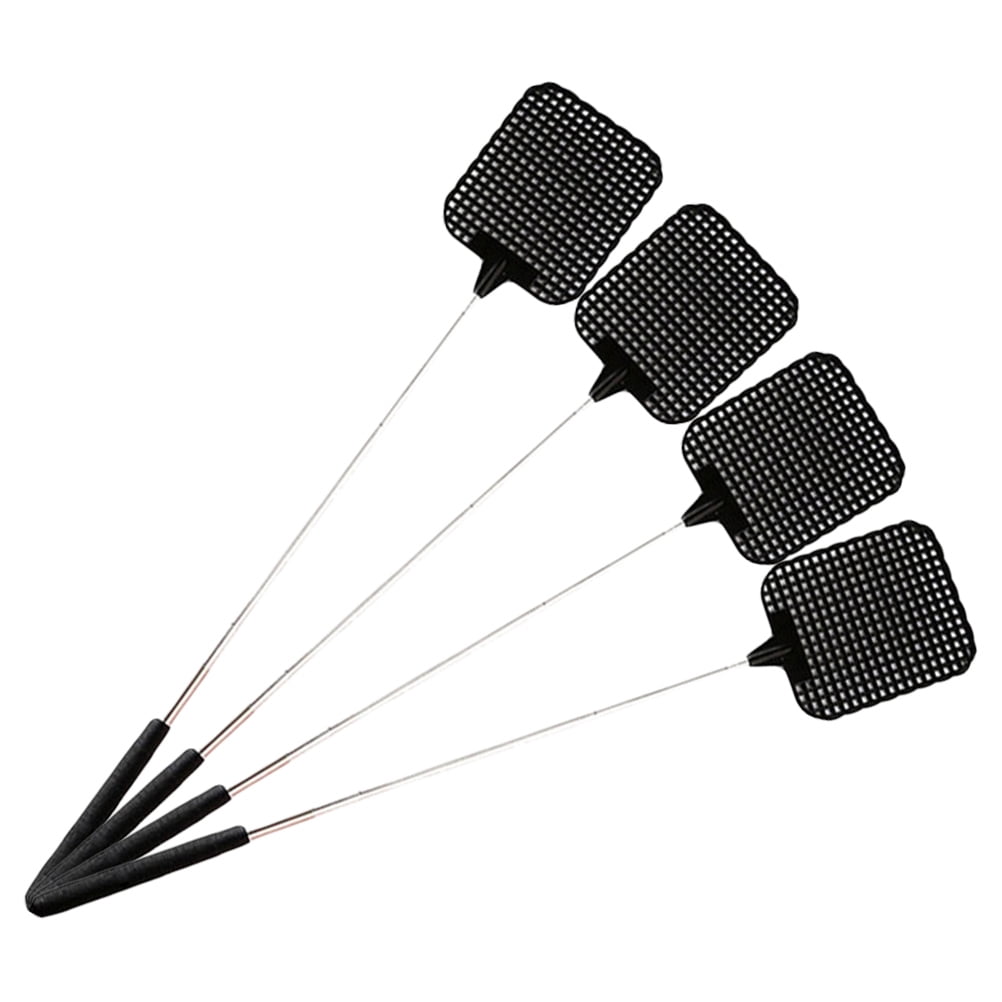 4PCS Plastic Fly Swatters with Extendable Rods for Efficient Bug ...