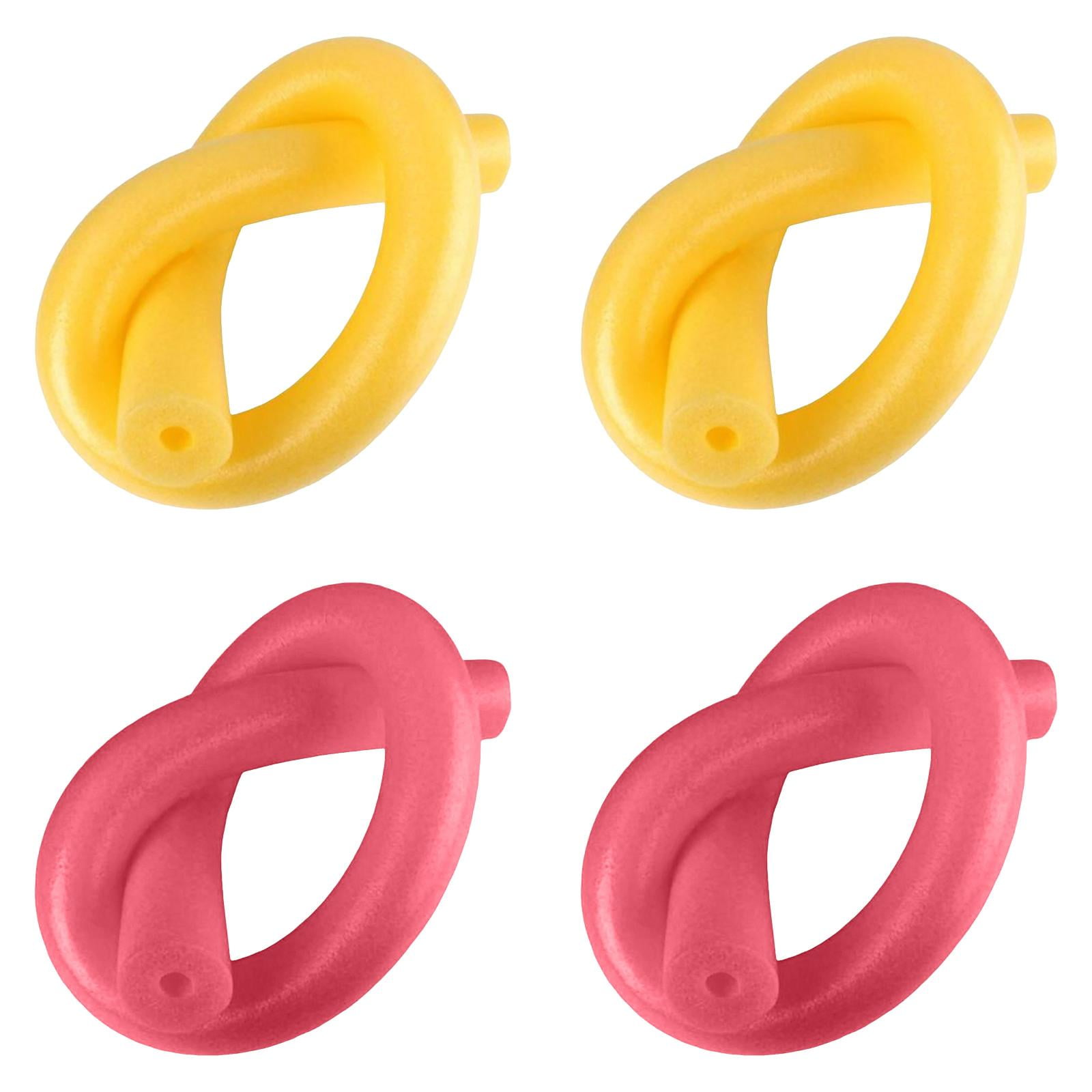 4PCS Pool Swim Foam Noodle, 6 Colors Bulk Rainbow Hollow Pool Swim Tube ...