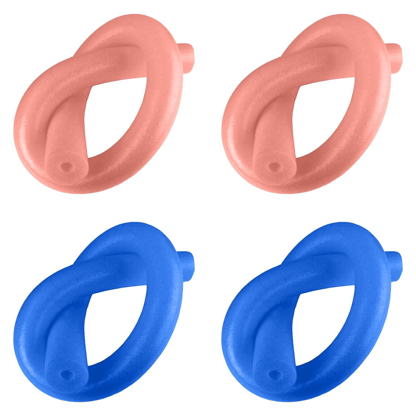 4PCS Pool Swim Foam Noodle, 6 Colors Bulk Rainbow Hollow Pool Swim Tube ...