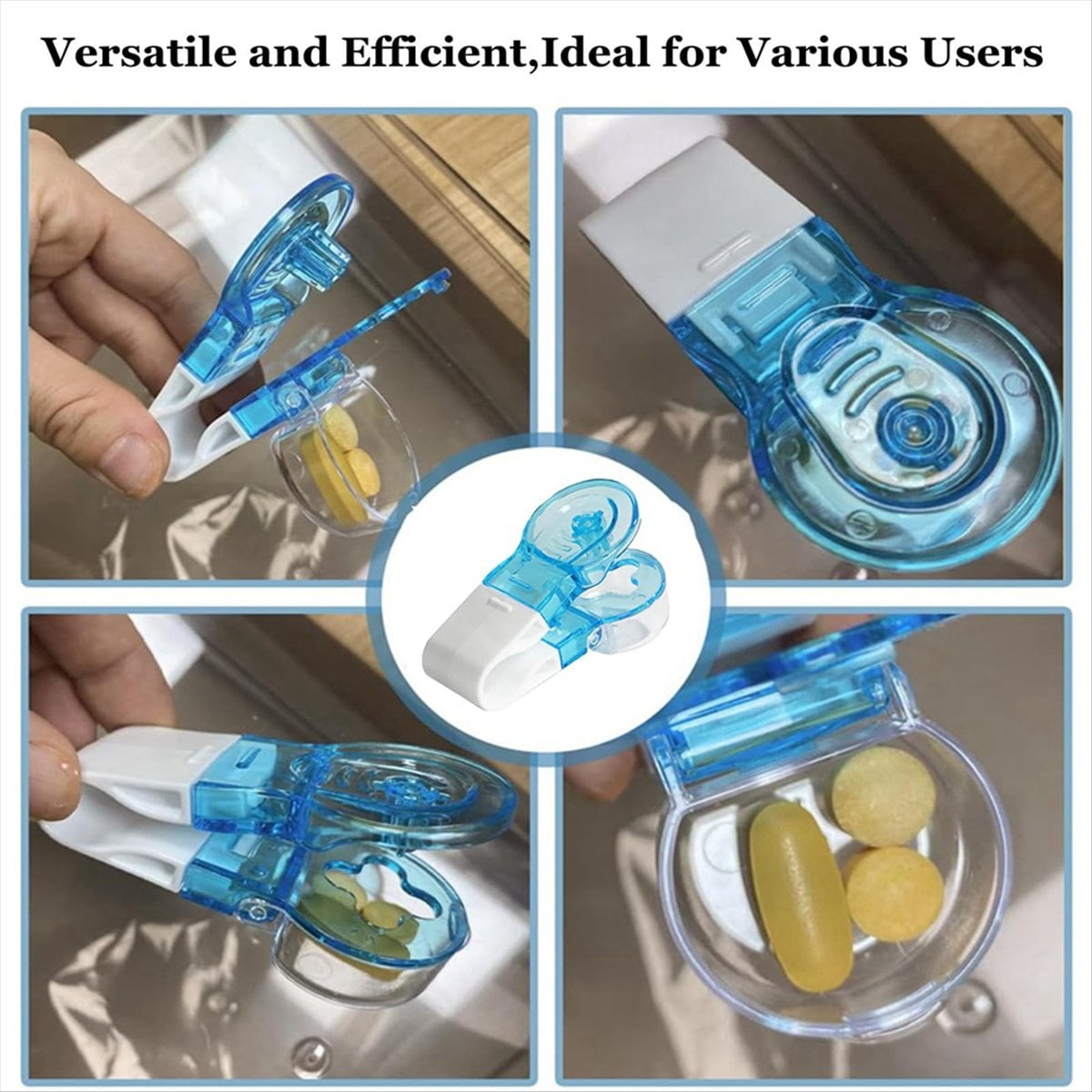 4PCS Portable Pill Taker Remover, Pill Dispenser No Contact Easy to ...